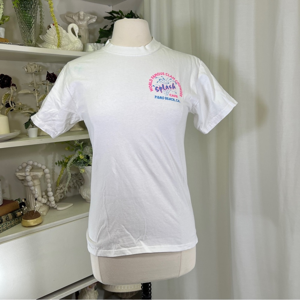 90s Splash Cafe Pismo Beach Tourist Tee - Gem